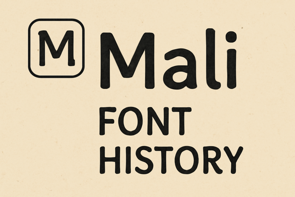 Mali (Font History) - Graphic Design Resource