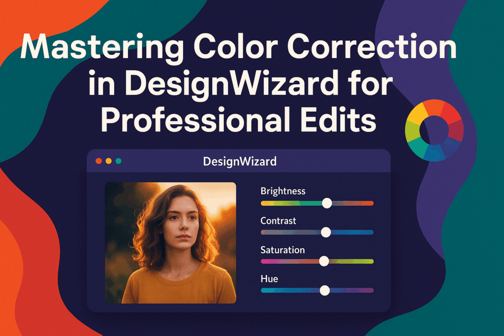 Mastering Color Correction in DesignWizard for Professional Edits ...