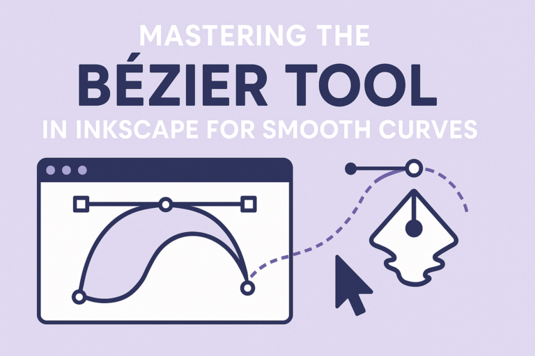 Mastering The Bezier Tool In Inkscape For Smooth Curves Graphic Design Resource