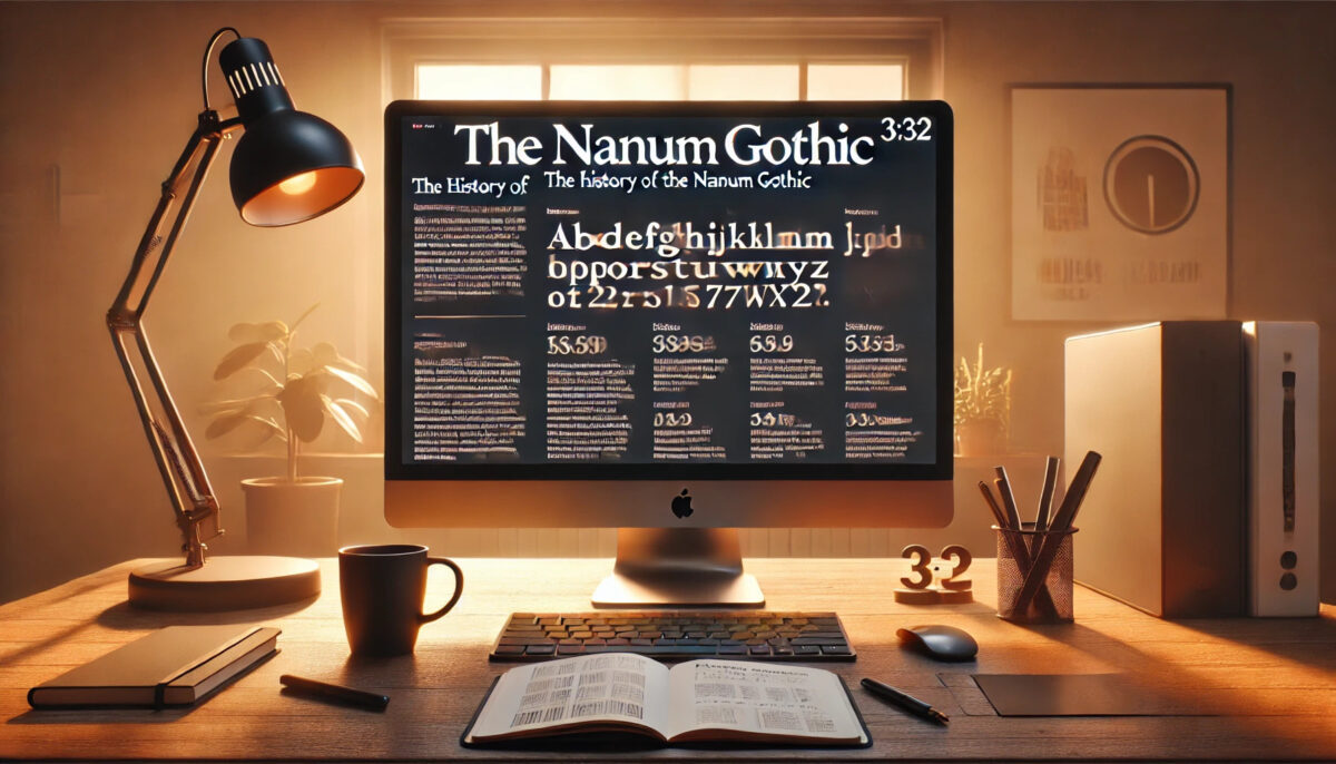 Nanum Gothic (Font History) - Graphic Design Resource