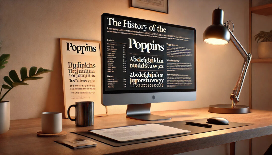 Poppins (Font History) - Graphic Design Resource