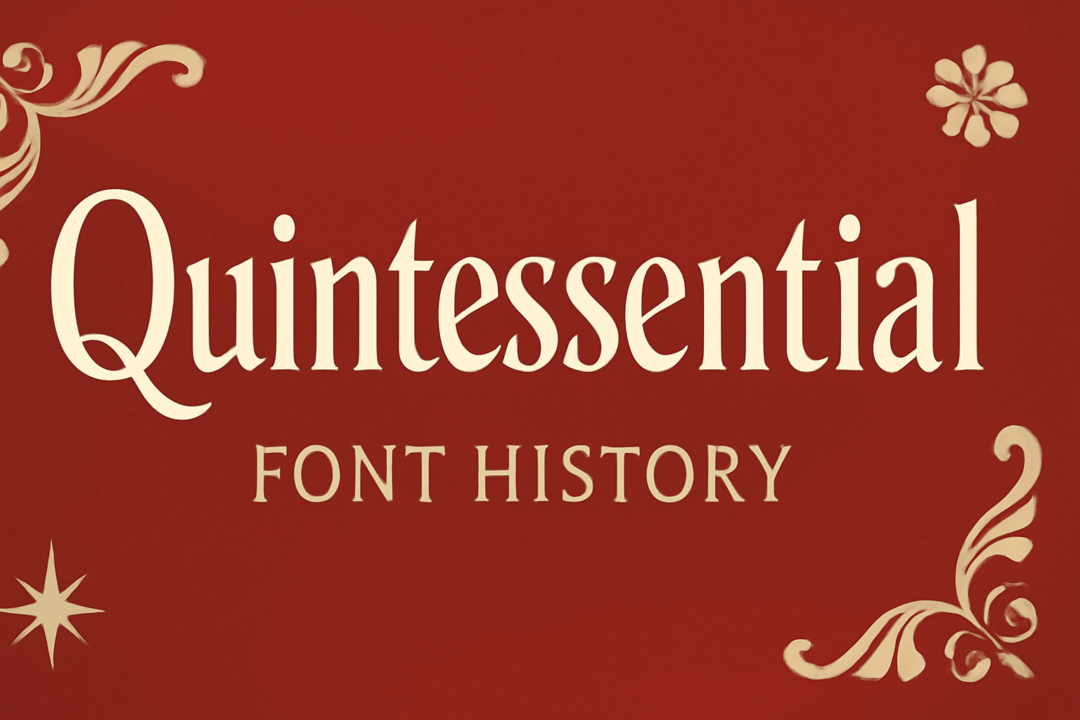 Quintessential (Font History) - Graphic Design Resource