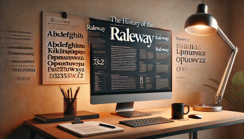 Raleway (Font History) - Graphic Design Resource