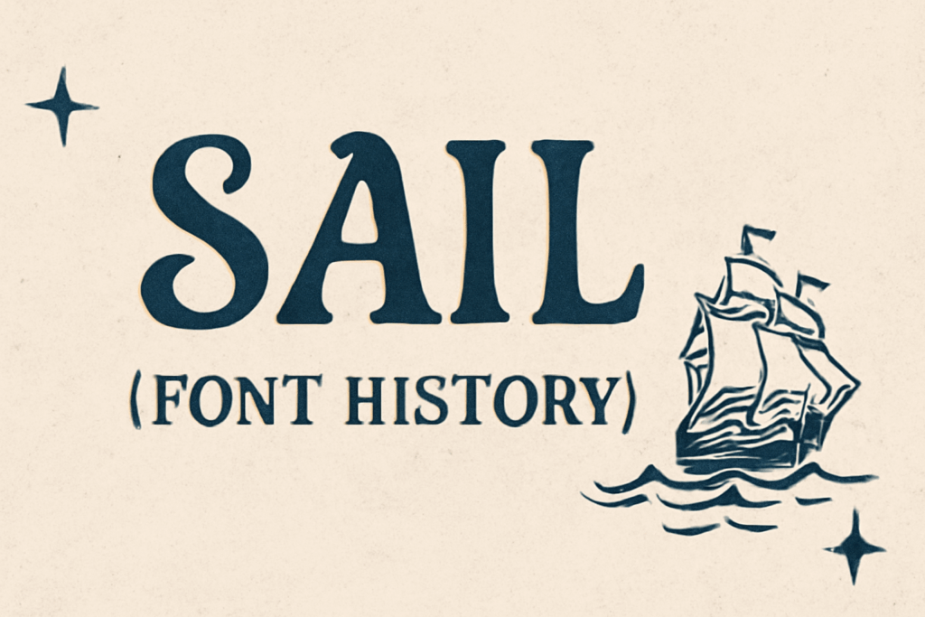 Sail (Font History) - Graphic Design Resource