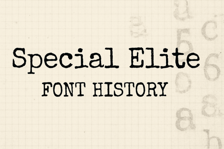 Special Elite (Font History) - Graphic Design Resource