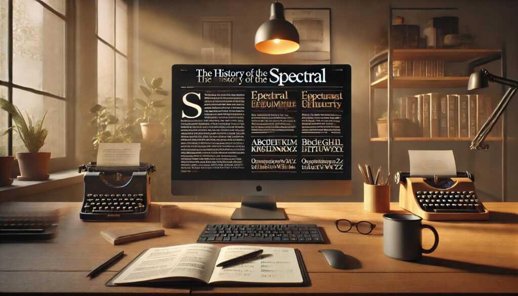 Spectral (Font History) - Graphic Design Resource