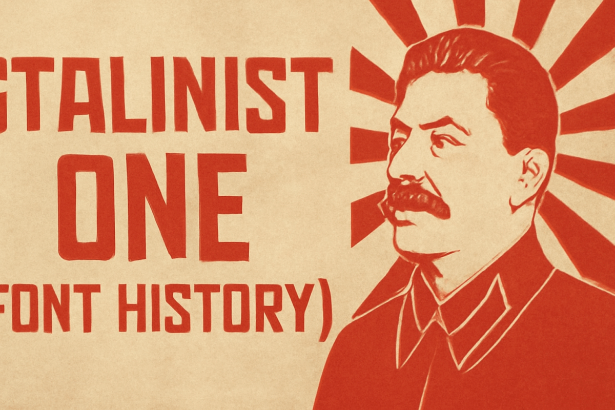 Stalinist One (Font History) - Graphic Design Resource