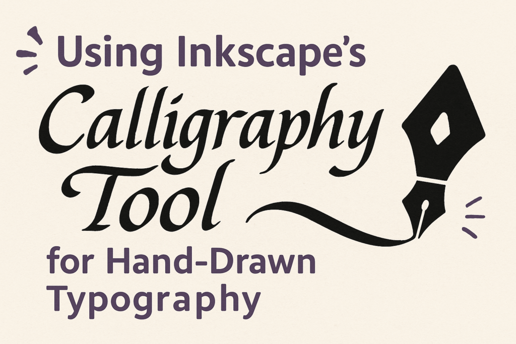 Using Inkscape’s Calligraphy Tool for Hand-Drawn Typography - Graphic ...