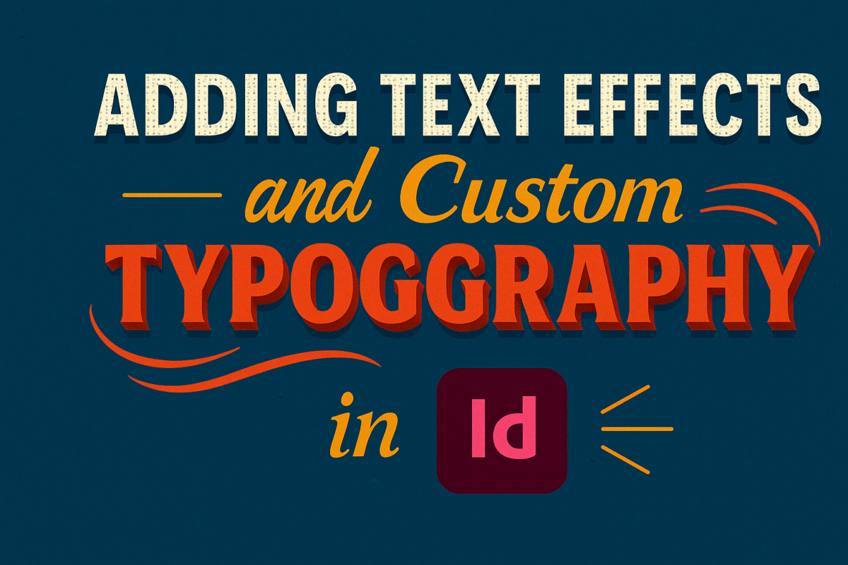 Adding Text Effects and Custom Typography in InDesign
