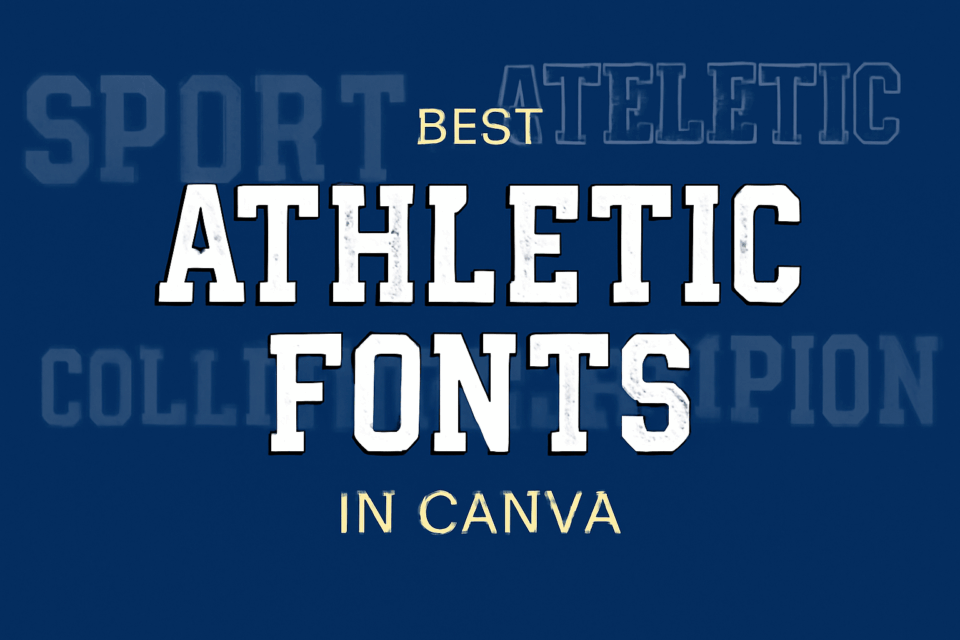 Best Athletic Fonts in Canva