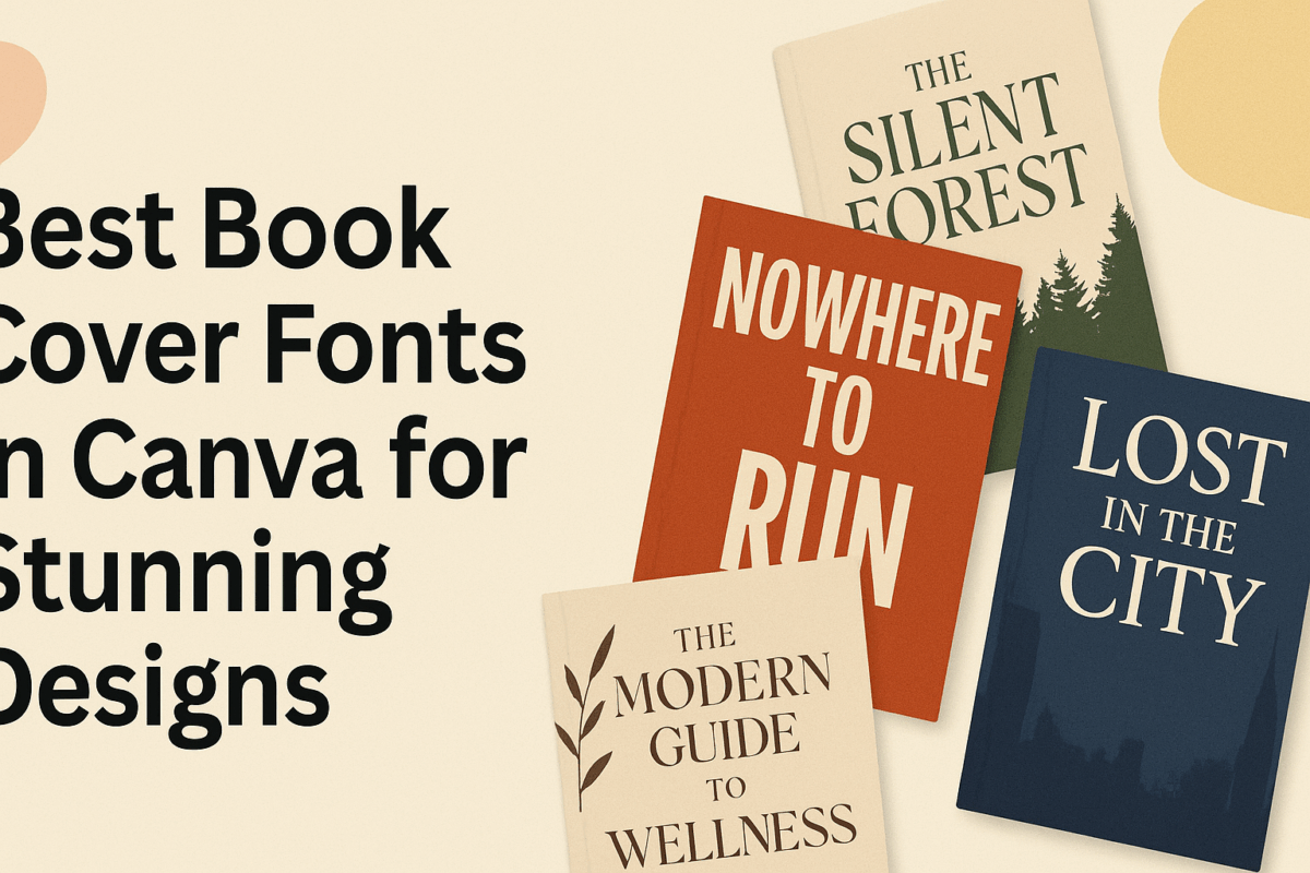 Best Book Cover Fonts in Canva for Stunning Designs - Graphic Design ...