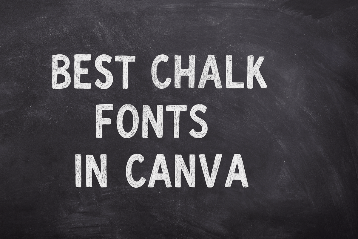 Best Chalk Fonts in Canva