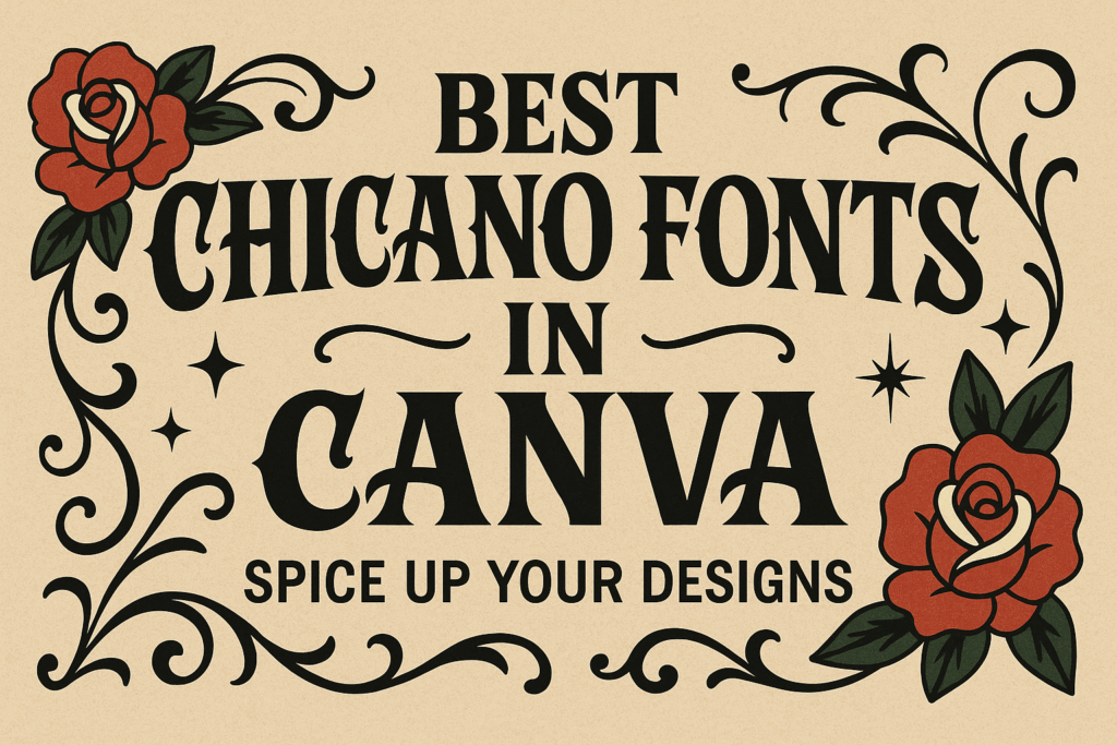 Best Chicano Fonts in Canva