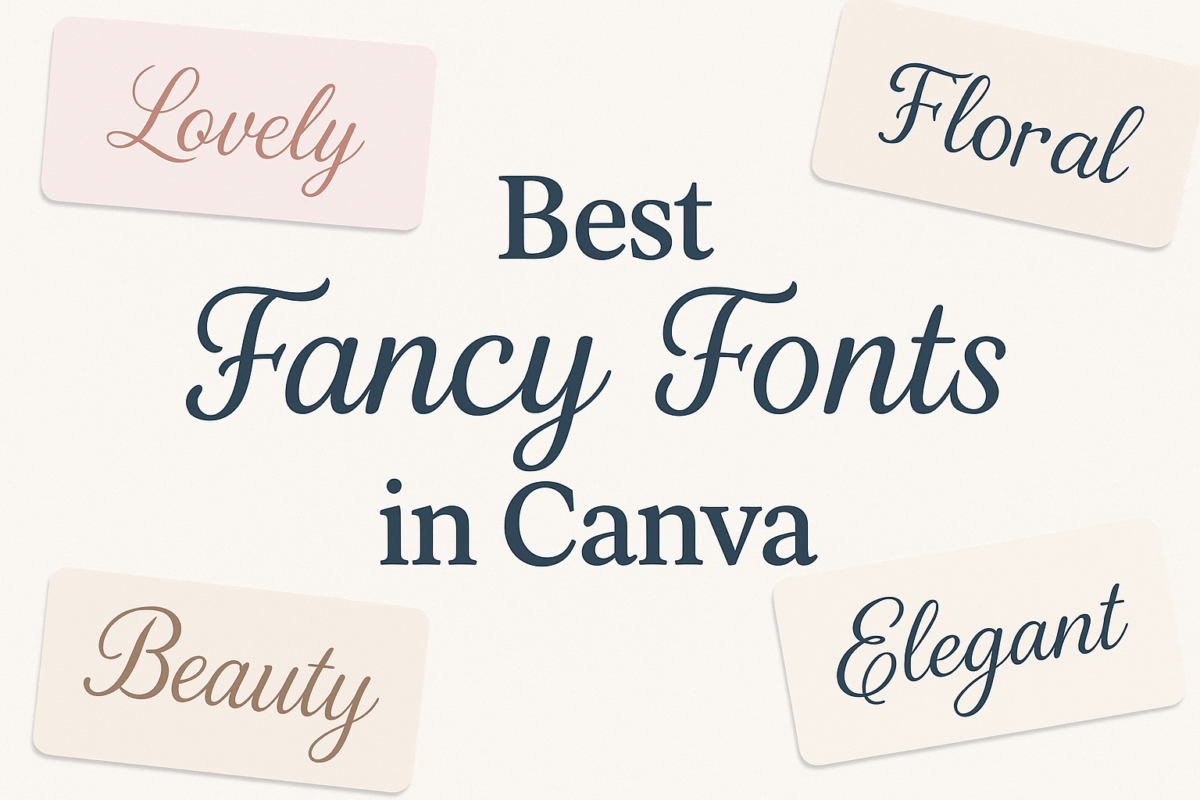 Best Fancy Fonts in Canva
