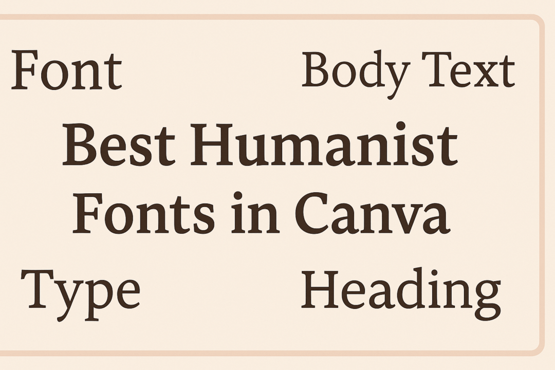 Best Humanist Fonts in Canva