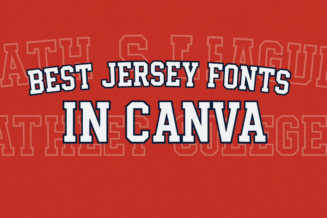 Best Jersey Fonts in Canva