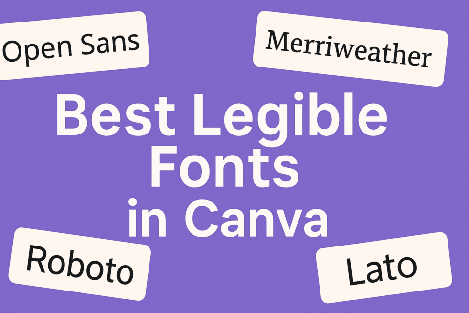Best Legible Fonts in Canva