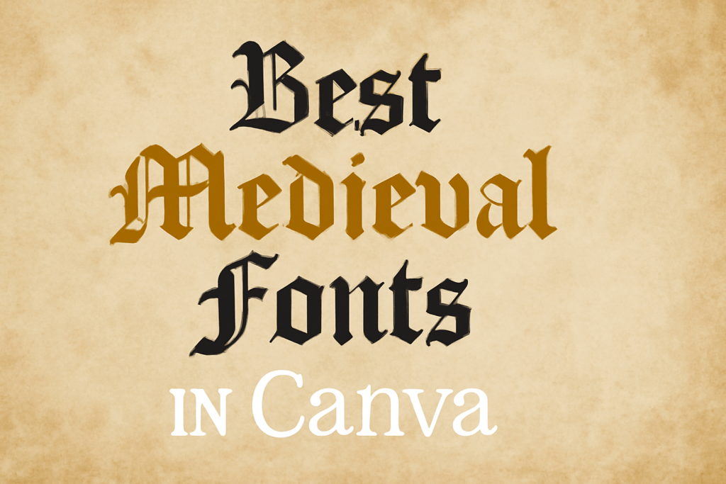 Best Medieval Fonts in Canva