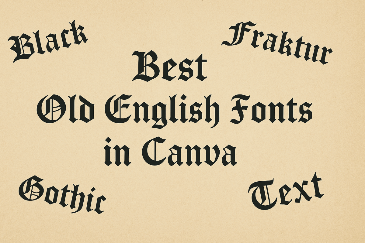 Best Old English Fonts in Canva