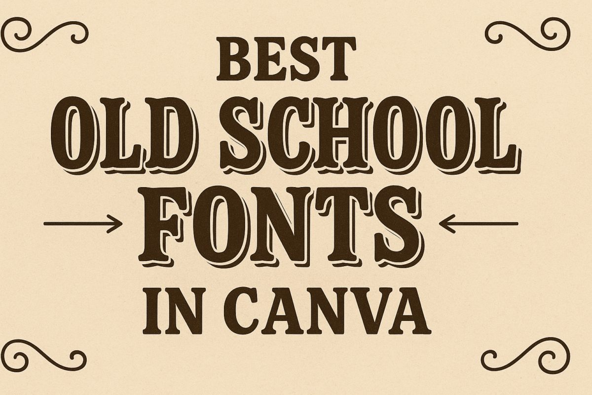 Best Old School Fonts in Canva
