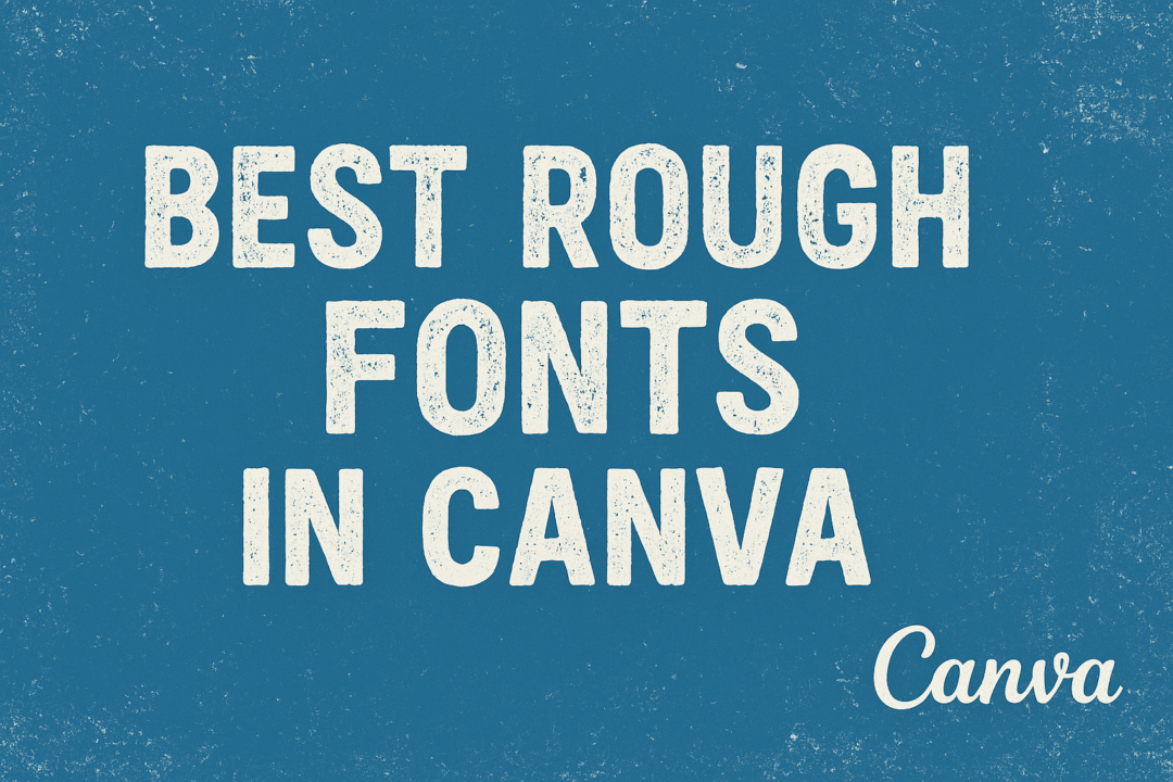 Best Rough Fonts in Canva