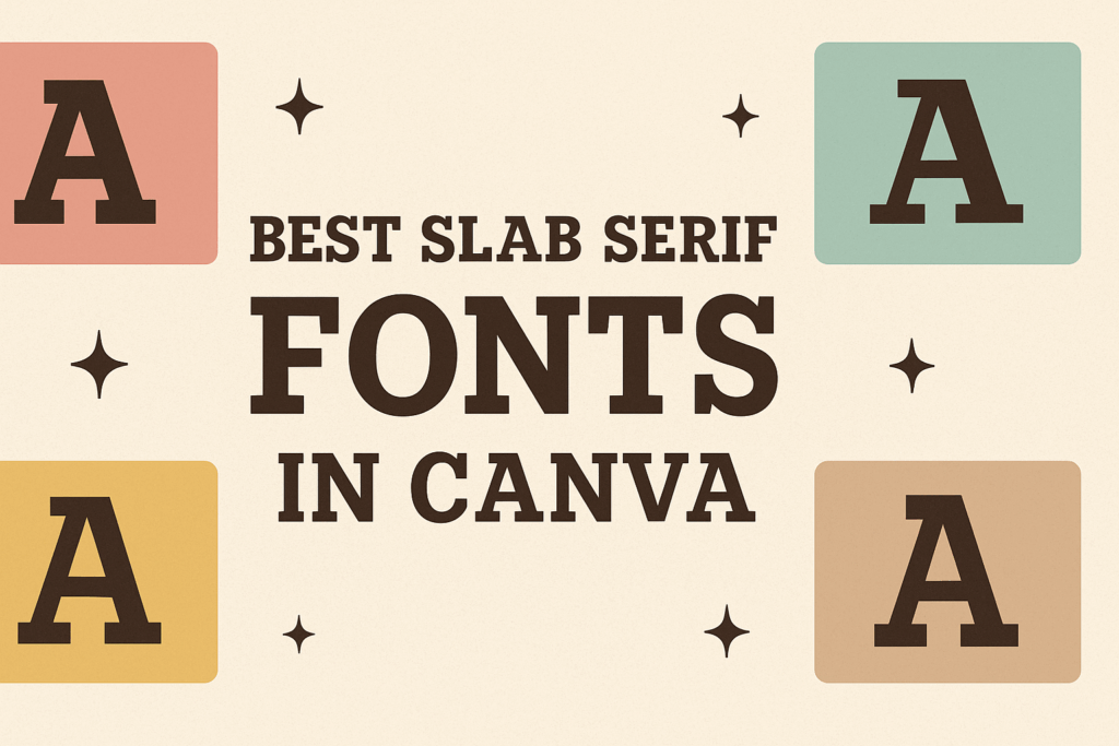 Best Slab Serif Fonts in Canva