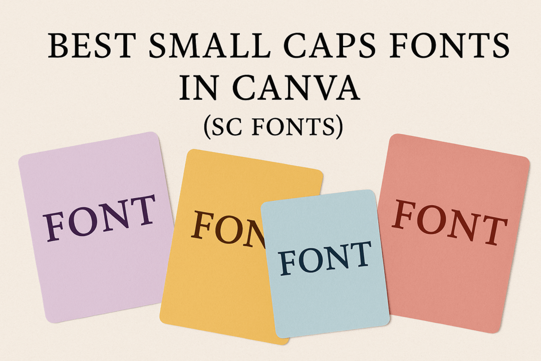 Best Small Caps Fonts in Canva (SC Fonts)