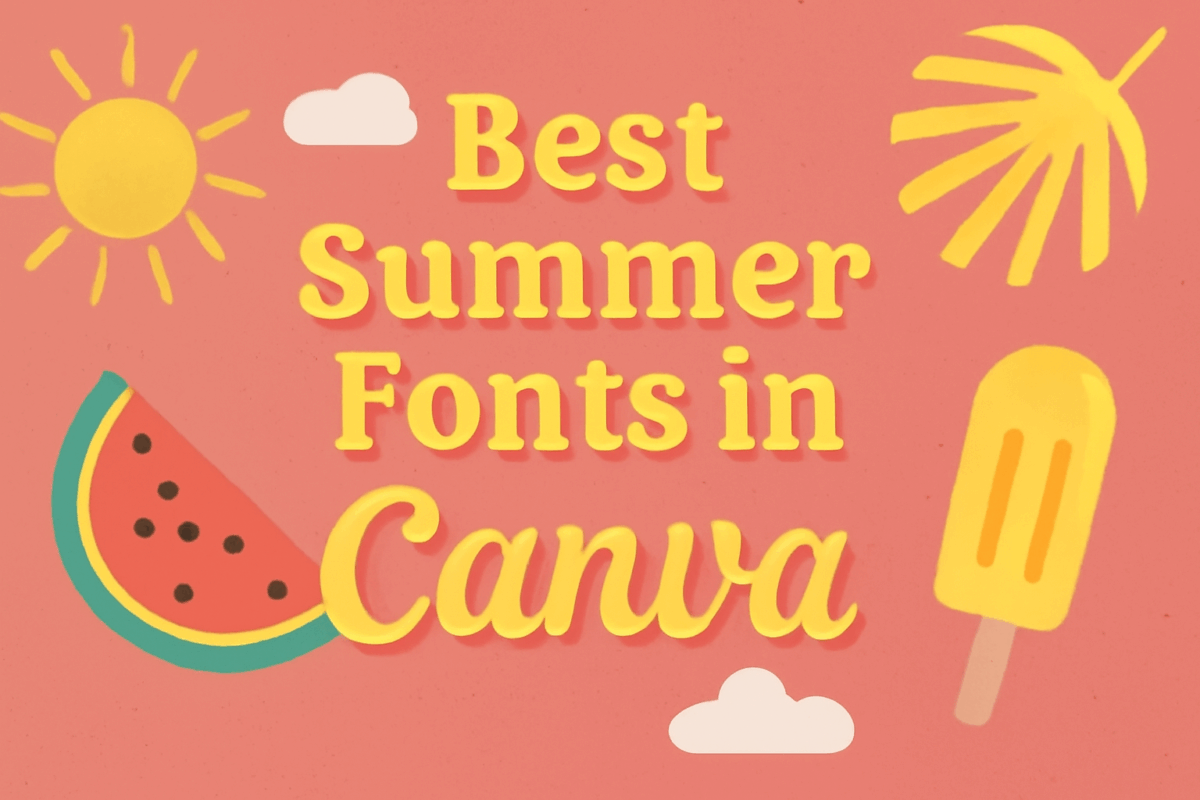 Best Summer Fonts in Canva