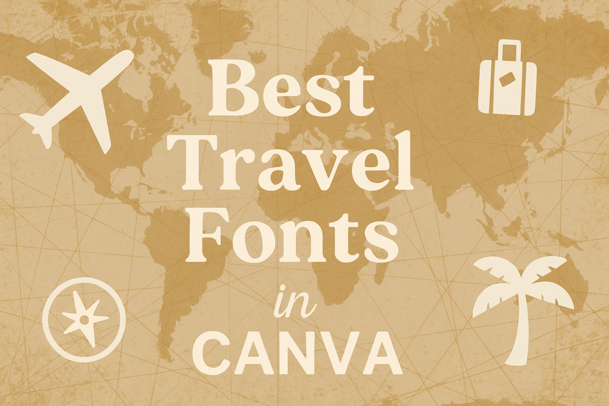 Best Travel Fonts in Canva