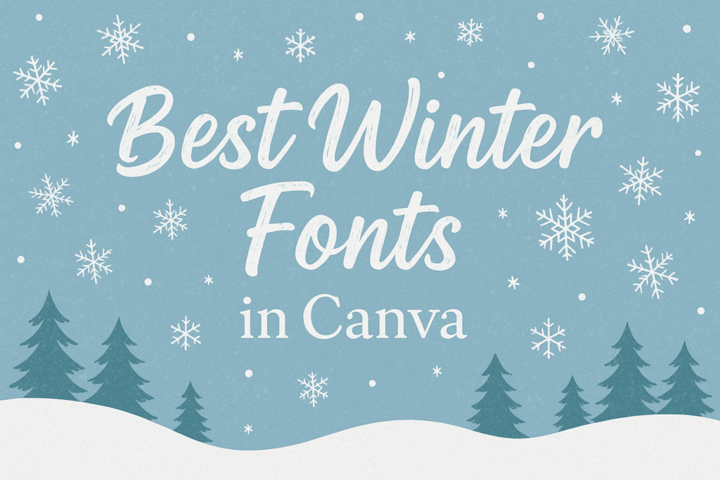 Best Winter Fonts in Canva