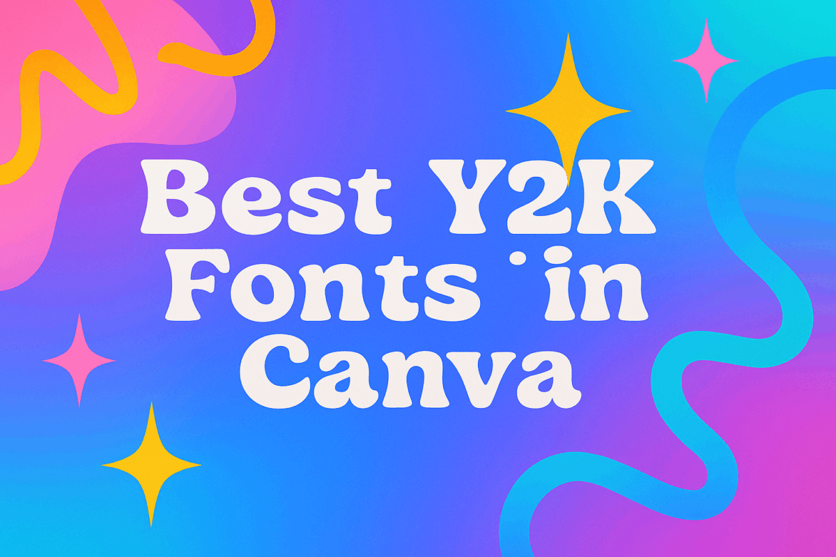 Best Y2K Fonts in Canva