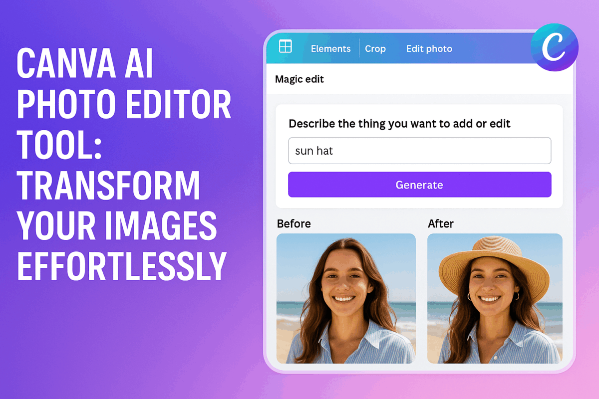 Canva AI Photo Editor Tool