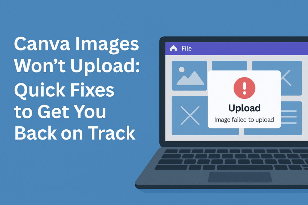 Canva Images Won't Upload: Quick Fixes to Get You Back on Track - Graphic Design Resource