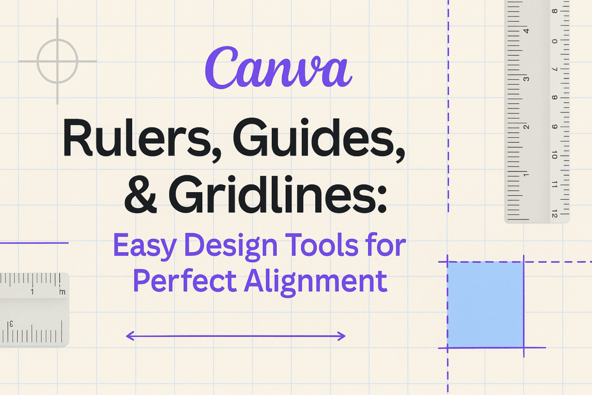 Canva Rulers, Guides, and Gridlines: Easy Design Tools for Perfect Alignment