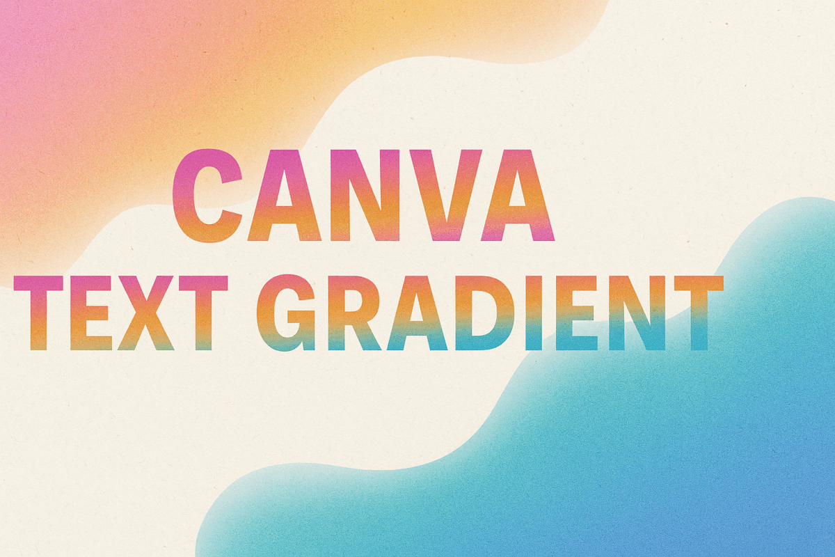 Canva Text Gradient