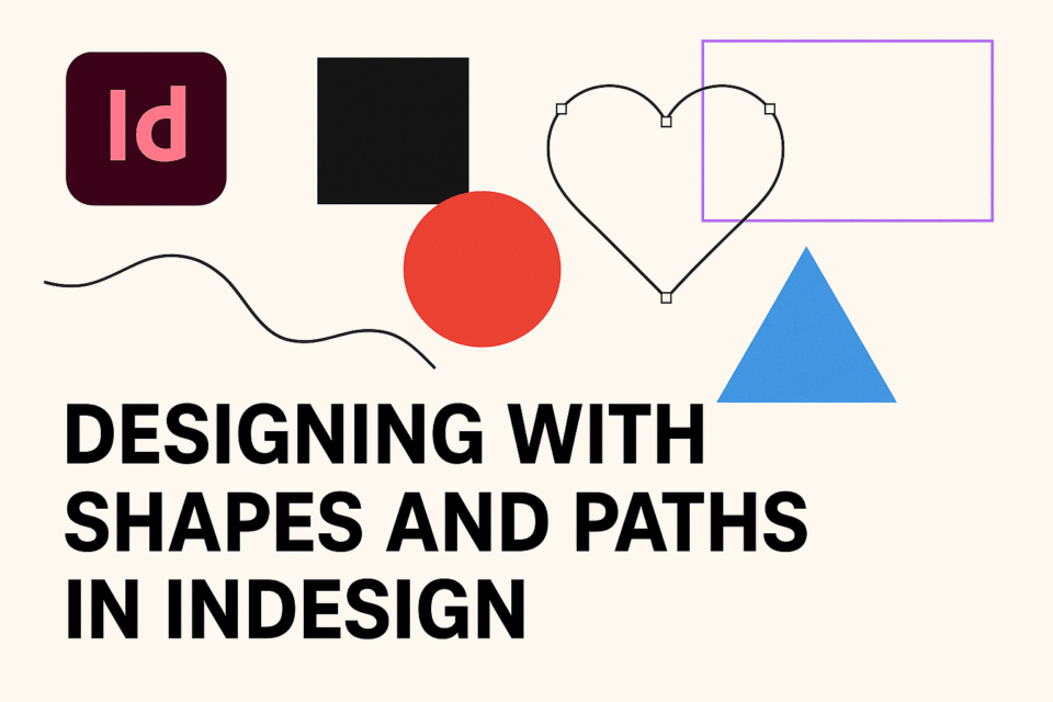 Designing with Shapes and Paths in InDesign