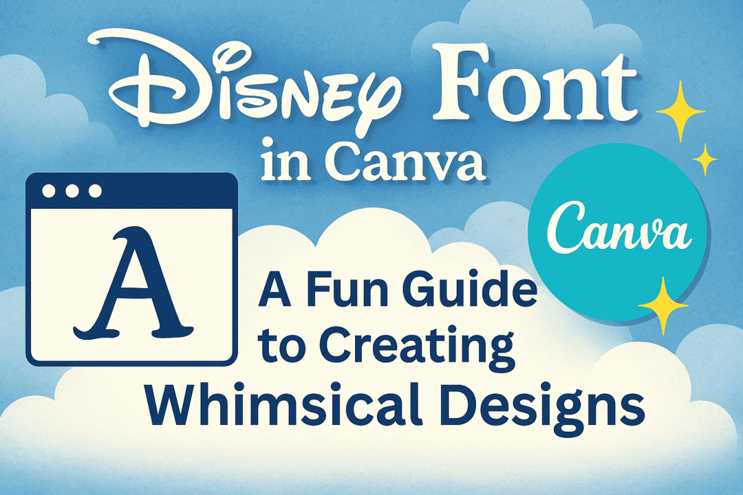 Disney Font in Canva
