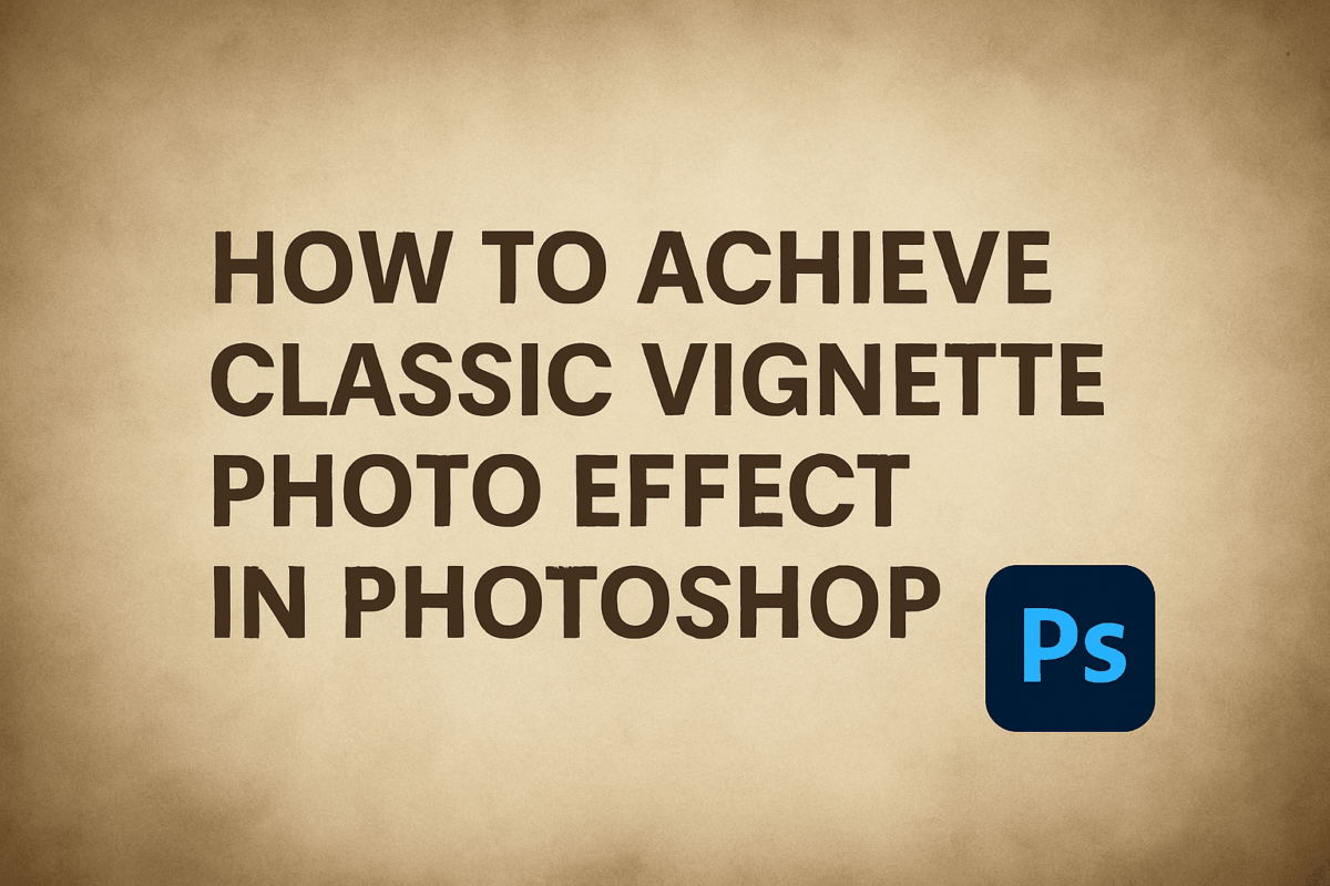 How to Achieve Classic Vignette Photo Effect in Photoshop - Graphic ...