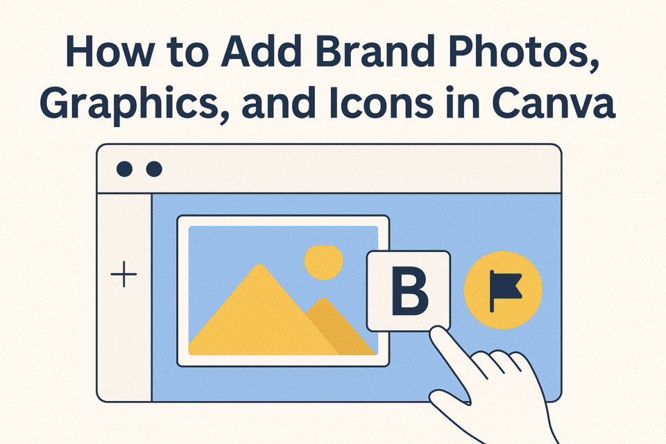How to Add Brand Photos, Graphics, and Icons in Canva
