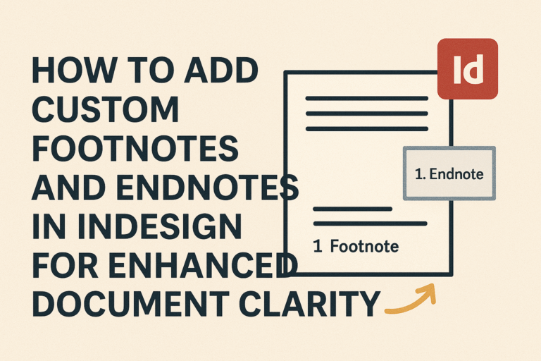 How to Add Custom Footnotes and Endnotes in InDesign for Enhanced ...