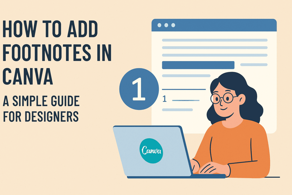 How to Add Footnotes in Canva