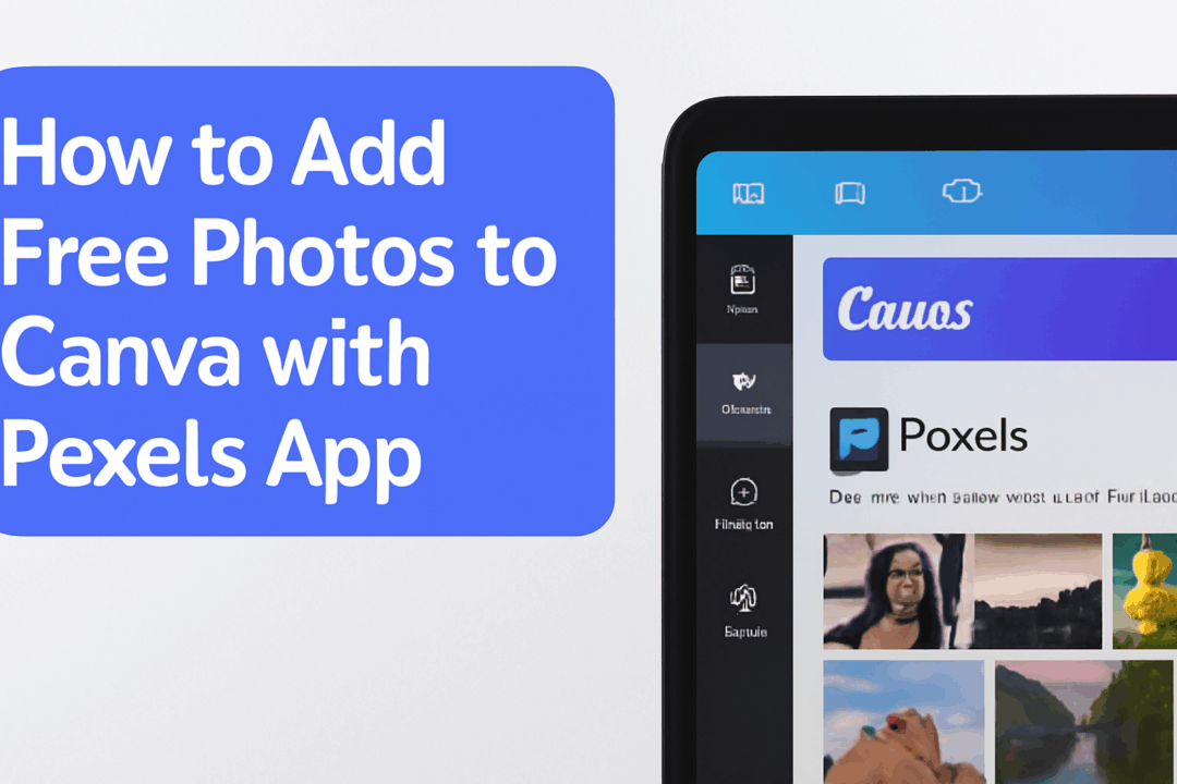 How to Add Free Photos to Canva with Pexels App