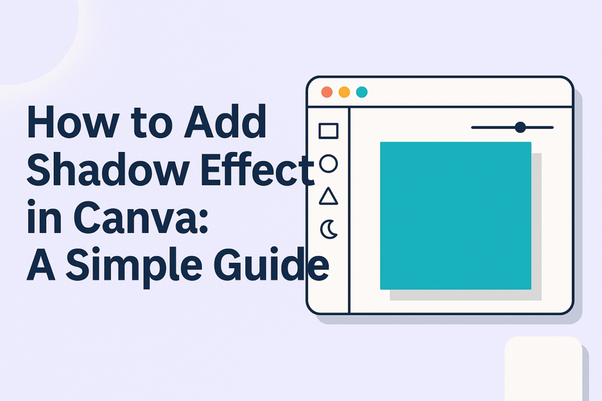 How to Add Shadow Effect in Canva