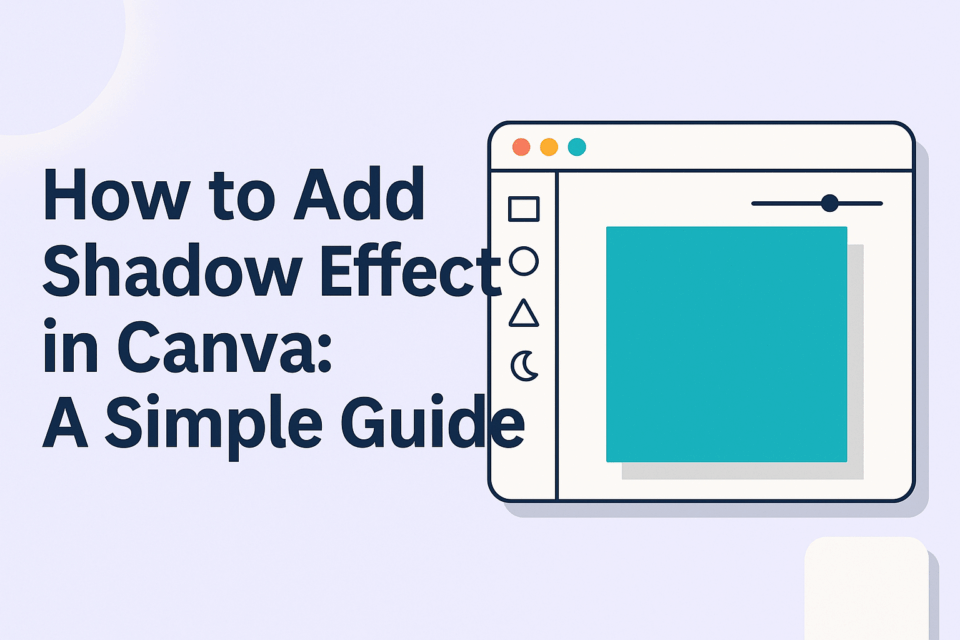 How to Add Shadow Effect in Canva