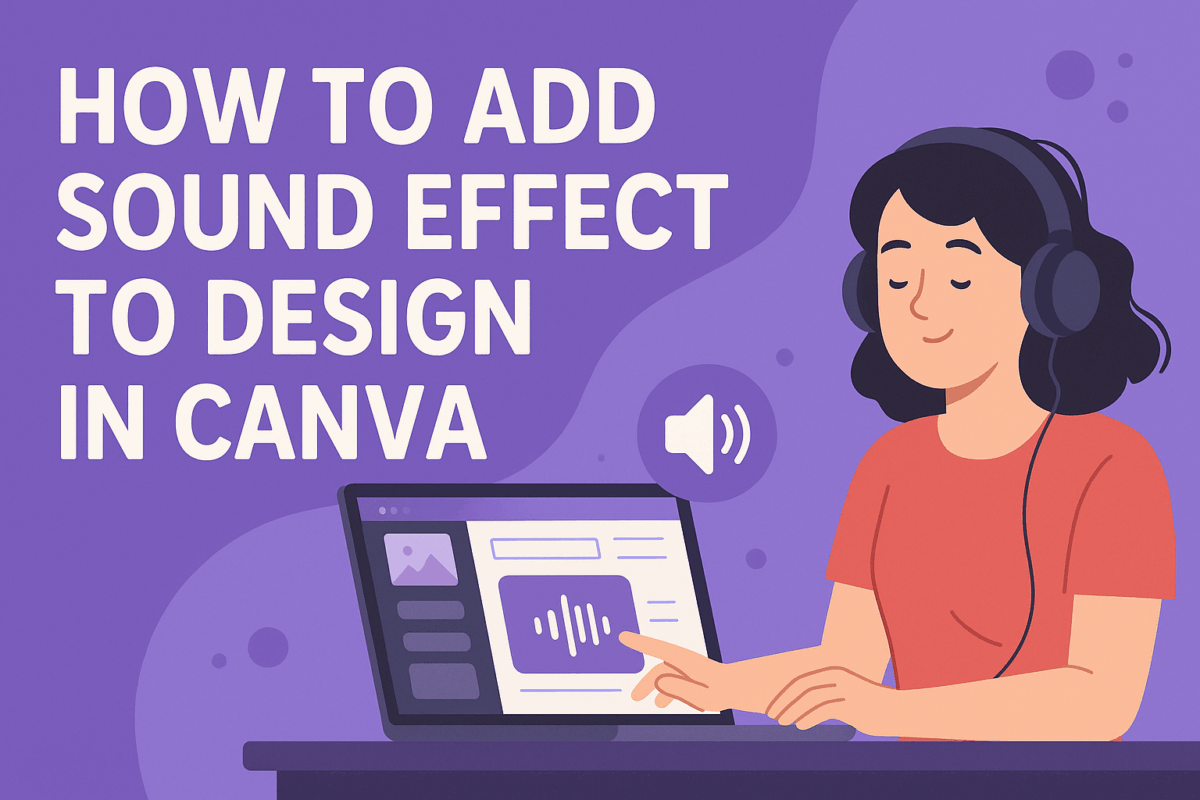 How to Add Sound Effect to Design in Canva