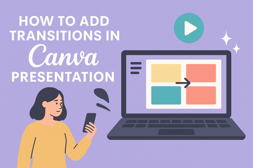 How to Add Transition in Canva Presentation