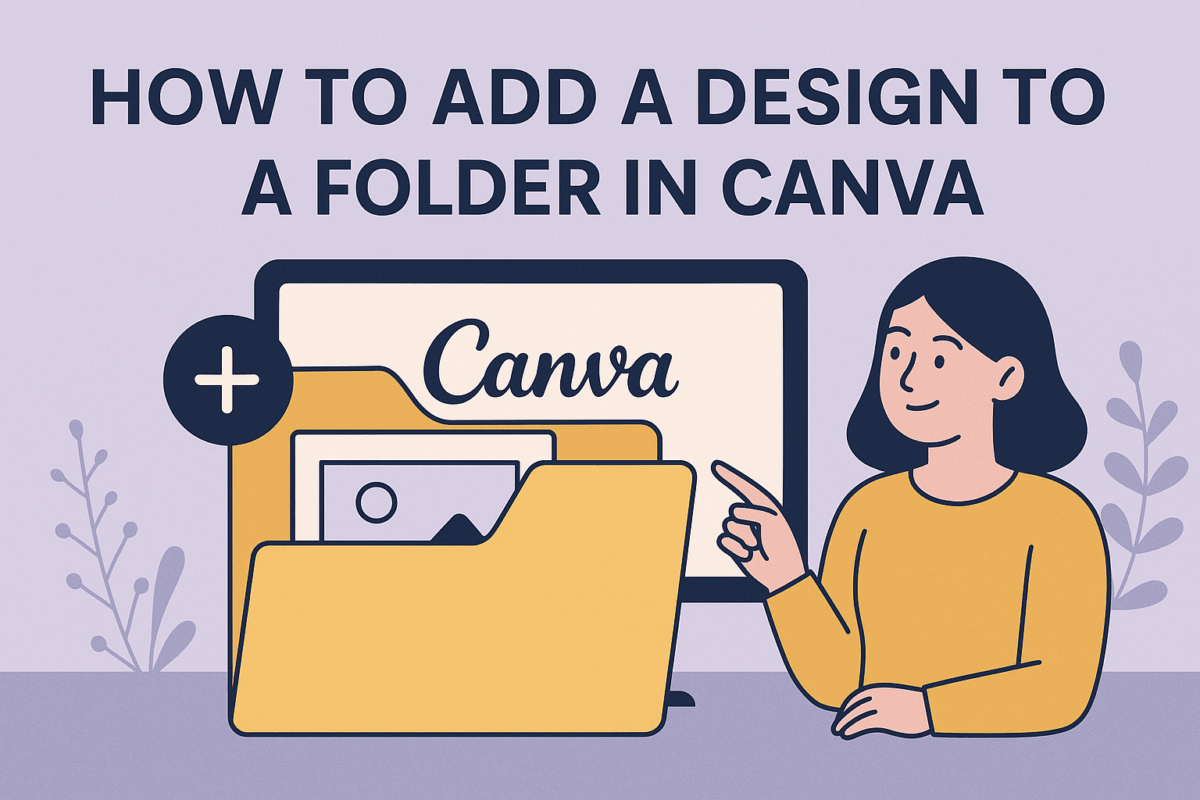 How to Add a Design to a Folder in Canva
