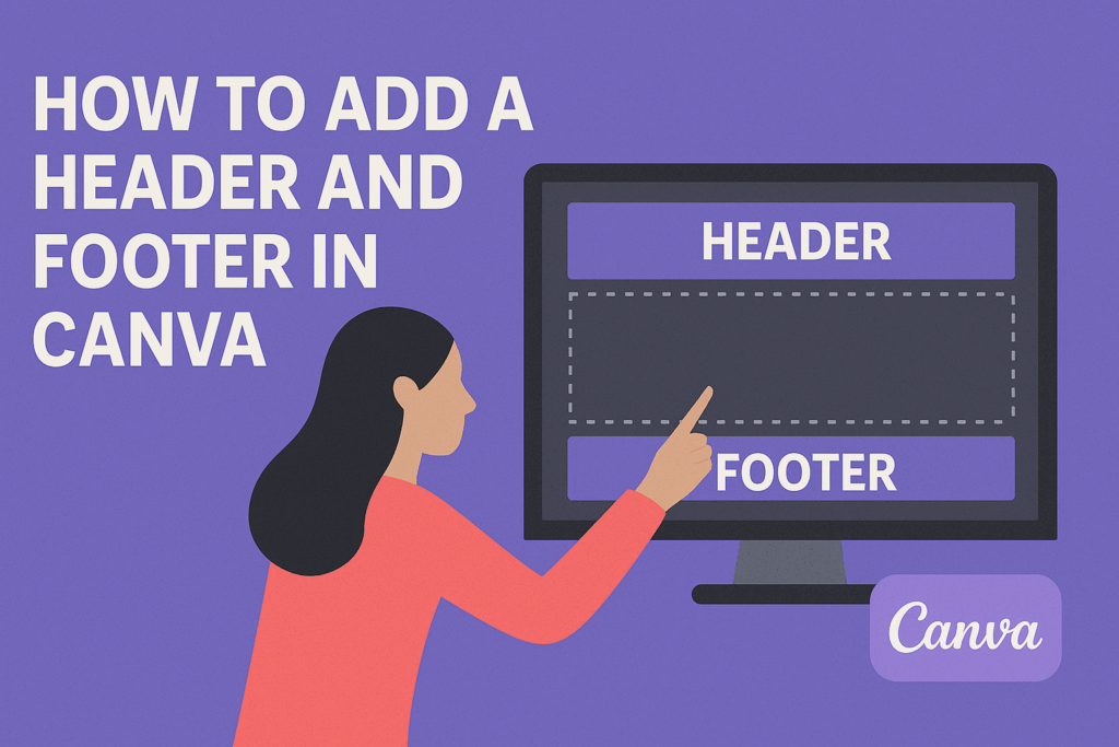 How to Add a Header and Footer in Canva