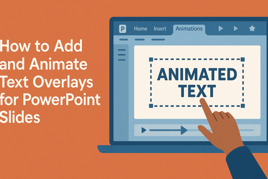 How To Add And Animate Text Overlays For Powerpoint Slides Graphic Design Resource