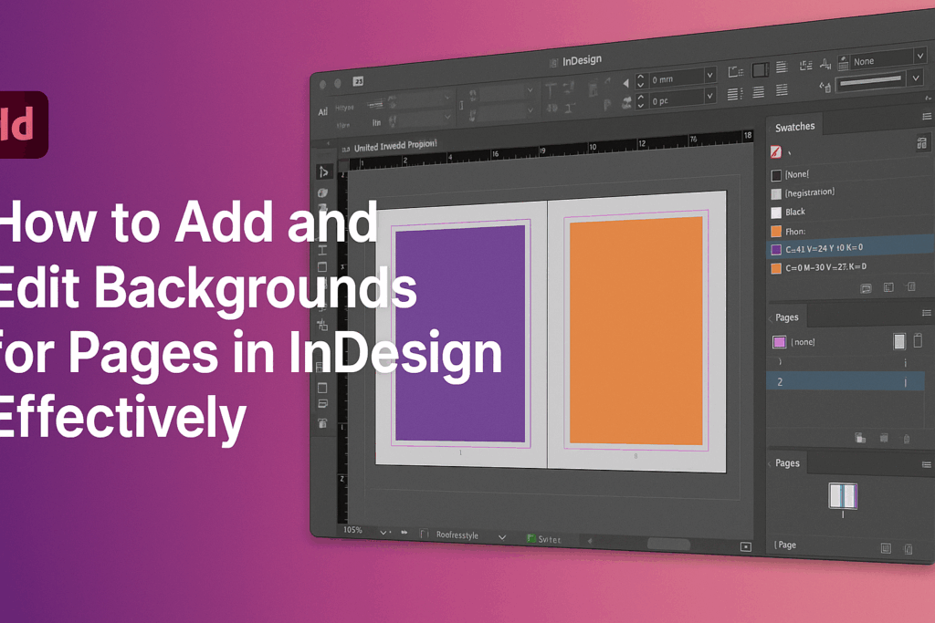 How to Add and Edit Backgrounds for Pages in InDesign Effectively ...